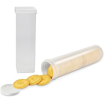 Amazon.com: Cracker Keeper Set - Round And Square Cracker Container ...