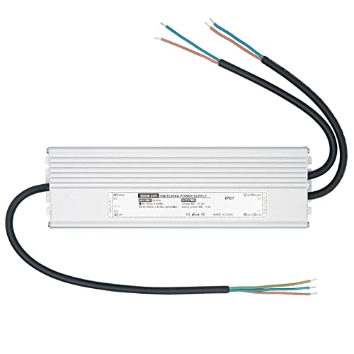 300 Watts LED Driver 90-130V AC to 24V DC Low Voltage Output ...