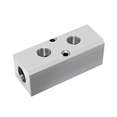 Air Manifold, 2 Way 4 Port Air Compressor Manifold, Aluminum Air Hose ...