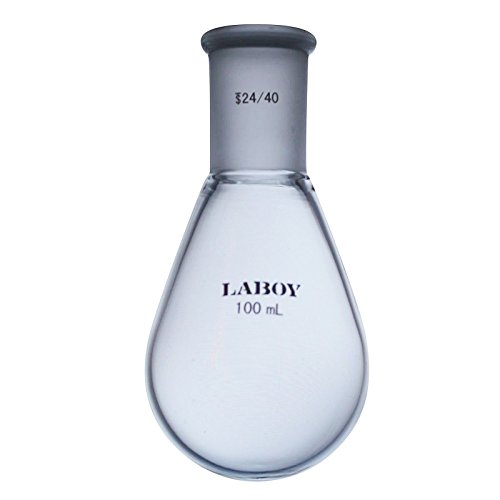 Laboy Glass Recovery Flask Rotary Evaporator Flask Heavy Wall 100mL ...