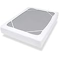 Amazon.com: Box Spring Cover Queen Size with Smooth and Elastic Woven ...