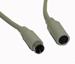 Amazon.com: PS/2 Keyboard/Mouse Extension Cable M/F - 6ft: Computers ...