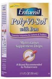 Amazon.com: Poly·Vi·Sol with Iron Pediatric Multivitamin Supplement ...