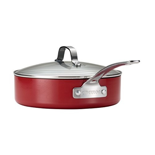 Circulon Genesis Nonstick Cookware Pots and Pans Set, 12 Piece, Red | Pricepulse