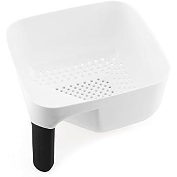 Amazon.com: KitchenAid Corner Colander/Strainer, 3-Quart, White/Storm ...