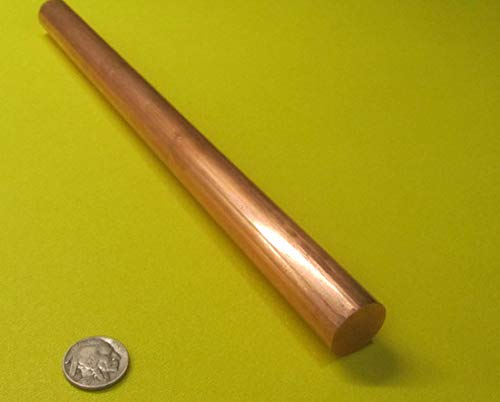 3/8x 1-1/2 C110 COPPER BAR 24 long Solid Flat Bar .375 Mill Bus Bar ...