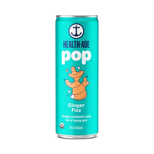 Health-Ade Pop Soda, Prebiotic Soda, Supports Gut Health, Fiber Rich ...