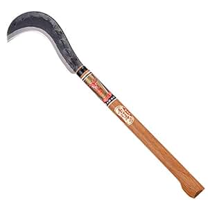 "OJIKA" Sickle Long Handle Double-Edged Aogami Steel Blade forestry ...