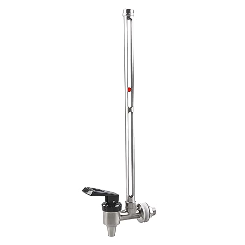 MUGLIO 13-inch Sight Glass Spigot with Clear View Water Level Stainless ...