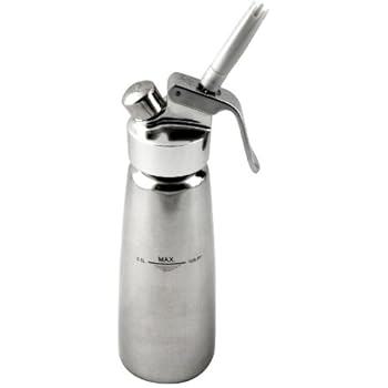 Amazon.com: iSi Creative Whip 1/2-Pint Polished Stainless Steel Dessert ...