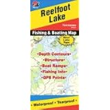Amazon.com : Reelfoot Lake Fishing Map : Sports & Outdoors
