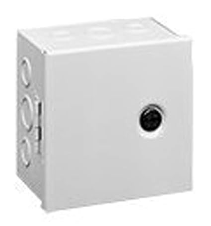 Hoffman AHE12X12X4 Pull Box, Hinged Cover, Steel, 12" x 12" x 4", Gray ...