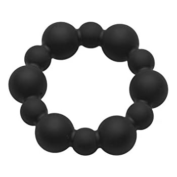 Amazon.com: Master Series Stainless Steel Beaded Constriction Ring, 1. ...