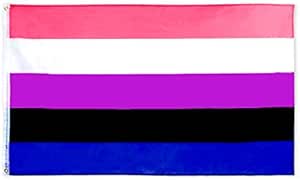 Amazon.com : Flaglink Genderfluid Flag 3x5 Fts - Gender Fluid Pride ...