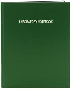 Amazon.com : BookFactory Green Lab Notebook / Laboratory Notebook - 96 ...