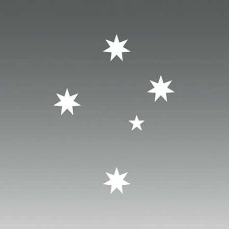 Amazon.com: Australian Southern Cross Logo Sticker Vinyl Decals- Die ...