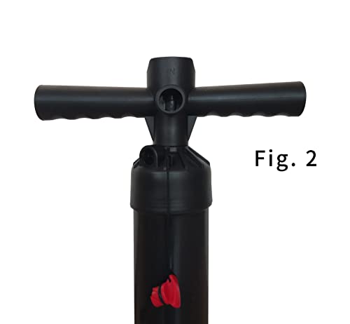 Aqua Plus Inflatable Stand Up Paddle Board High Pressure Double Action ...