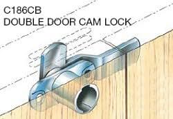 Amazon.com: Compx Timberline Cam Lock, Double Door C186CB Less Plug ...