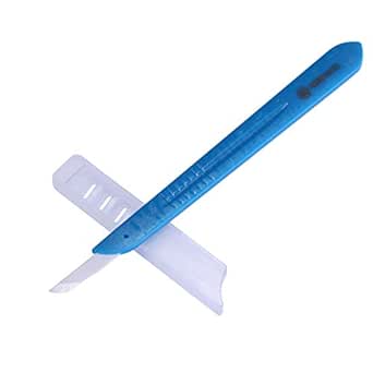 Amazon.com: Betor MRI Safe Ceramic Scalpel #17 Chisel Blade with Safety ...