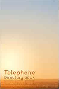 Telephone Directory Book: Blank Telephone Number Book No Address ...
