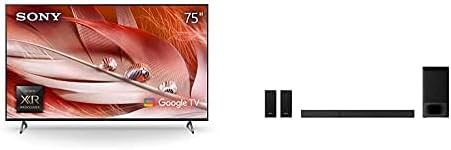 Sony 75 Inch BRAVIA XR X90J Full Array LED Smart Google TV, 4K Ultra HD High Dynamic Range HDR ...