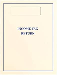 Amazon.com : Income Tax Return FoldTop-Staple Income Tax Return Folder ...