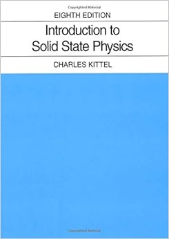 Introduction to Solid State Physics: Kittel, Charles: 9780471415268: Amazon.com: Books