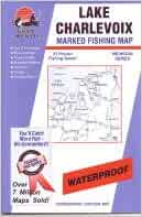 Lake Charlevoix Fishing Map (Michigan Fishing Series, M313): Amazon.com ...