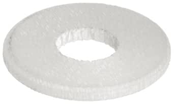 Fiberglass Flat Washer, Plain Finish, Off-White, #6 Hole Size, 0.1560 ...
