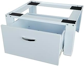 respekta WAERHOEHUNGSCHUB Washing Machine Riser with Drawer, Steel ...
