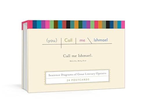 Call Me Ishmael Postcards: Sentence Diagrams of Great Literary Quotes ...