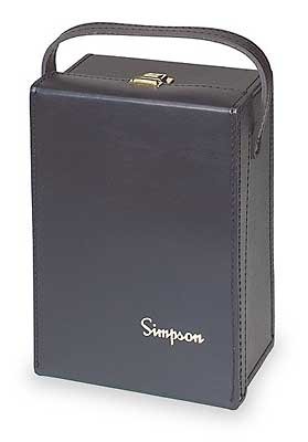 Simpson Electric 00805 - Black Leather Case for Simpson 260: Automotive ...