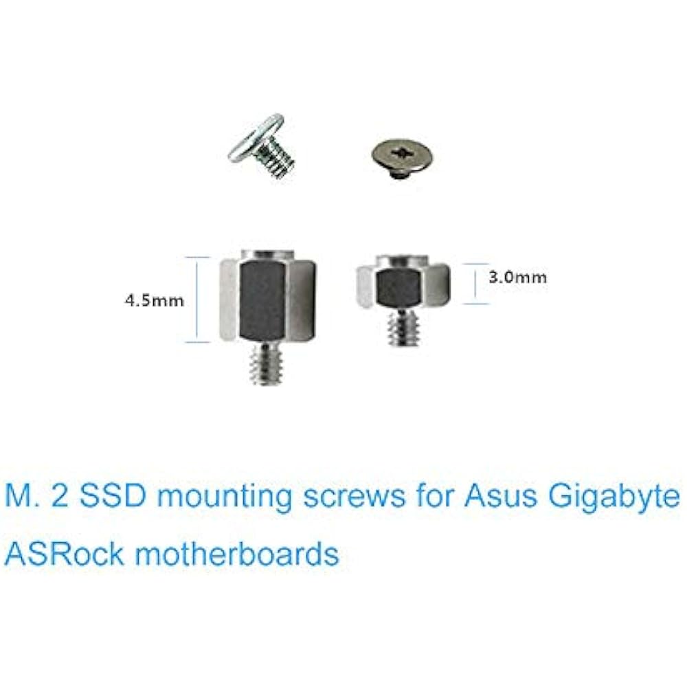 M.2 SSD Drives Mounting Screws Kit Components For Asus ASRock ...