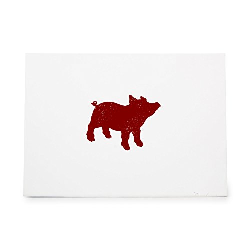 Pig Rubber Stamps - Kritters in the Mailbox - Pig Rubber Stamp