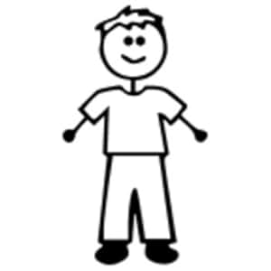 Amazon.com: Stick Older Brother, Vinyl Car Decal, 'White', '15-by-15 ...