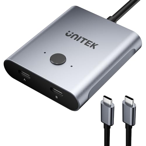 Unitek Usb C Switch 1 In 2 Out 2 In 1 Out Usb Bi Directional Switcher