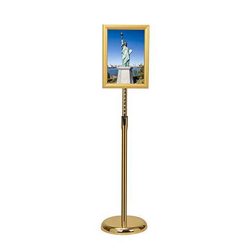 Buy Smonet Adjustable Pedestal Sign Holder Floor Stand with Telescoping ...