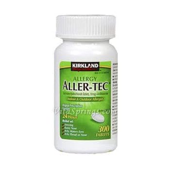 Amazon.com: Kirkland Signature Aller-Tec Cetirizine Hydrochloride ...