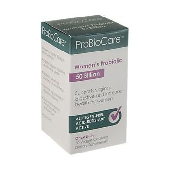 Amazon.com: ProBioCare Women's Probiotic 50 Billion Supports Vaginal ...