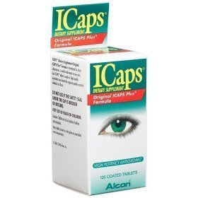 Icaps I-Caps Mv Eye Vitamin & Mineral Supplement Lutein Enriched ...