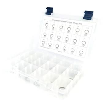 Stainless Steel External Snap Ring Kit - 262 Piece Kit: Amazon.com ...