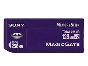 Sony MagicGate Memory Stick Select 2 x 128MB: Amazon.co.uk: Computers ...