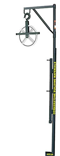 CBM Scaffold Hoist Pulley & 12" Aluminum Pulley Wheel Set with Snap-On ...