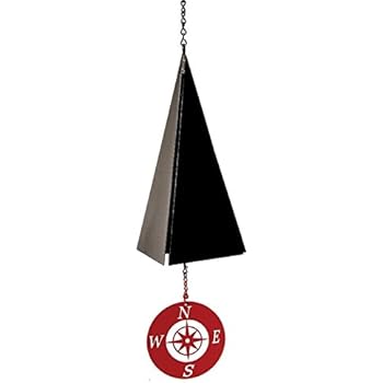 Amazon.com : North Country Wind Bells Pemaquid Bell with Compass Rose ...