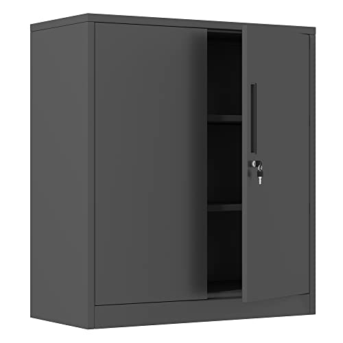 Mua JINKUR Metal Storage Cabinet with Locking Doors and 2 Adjustable ...