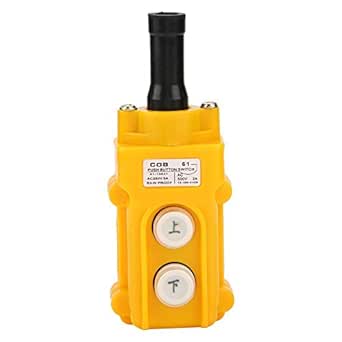 Crane Hoist Control, Crane Chain Hoist Push Button Switch Lifting Pendant Rainproof Controller ...
