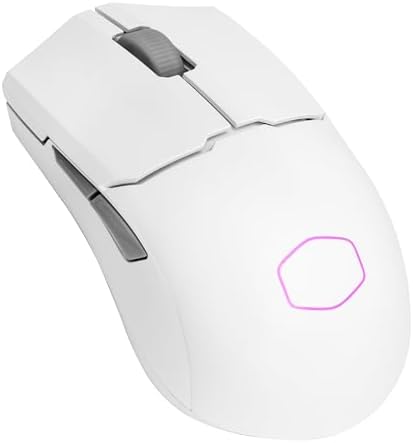 Cooler Master MM712 Wireless Gaming Mouse White with Adjustable 19,000 ...