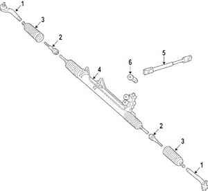 Amazon.com: Mercedes-Benz 164 460 00 29, Rack and Pinion Mount Bushing ...