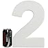 Large Foam Numbers - 24" Inch - 2 Feet Tall (Number - 2) - - Amazon.com