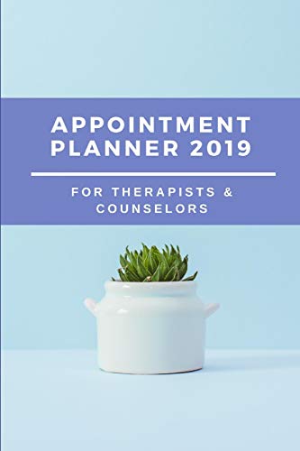 Amazon.com: Appointment Planner 2019: For Therapists & Counselors ...